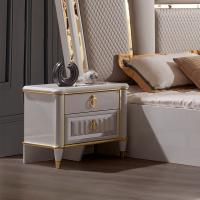 China Modern Velvet Cover Headback Room Wooden King Size Sets Bed Furniture Queen Beds Full Cabinet Bedroom Set for sale