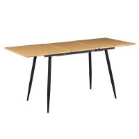 China Cheap Wholesale Minimalist Folding Dining Table Dining Room Furniture Home Kitchen Wooden Modern Extendable Dining Table for sale