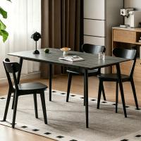 China Nordic Modern Extendable Dining Table Foldable Top Wooden Dining Room Furniture Minimalist Solid Wood Folding Dining Table Set for sale