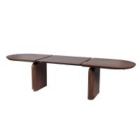 China Modern Wooden Folding Expandable Dining Table Dining Room Furniture Nordic Home Restaurant Luxury Extendable Dining Table Set for sale