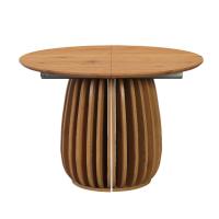 China Modern Wooden Folding Expandable Dining Table Dining Room Furniture Nordic Home Restaurant Luxury Extendable Dining Table Set for sale