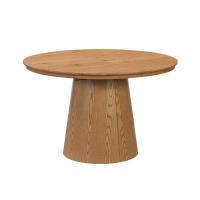 China Minimalist Round Extendable Dining Table Wooden Dining Room Furniture Foldable Space Saving Home Modern Folding Dining Table for sale