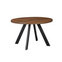 China Wholesale Modern Wooden Extendable Dining Table Folding Dining Room Furniture Simple Round Adjustable Expandable Dining Table for sale