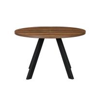China Wholesale Modern Wooden Extendable Dining Table Folding Dining Room Furniture Simple Round Adjustable Expandable Dining Table for sale