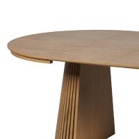 China Cheap Modern Rectangle Folding Dining Table Metal Base Dining Room Furniture Simple Foldable Wooden Top Extendable Dining Table for sale