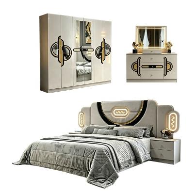China China Wholesale Cheap Turkish Bedroom Furniture Set Wooden Frame Luxury king Size Bed Double Full Modern Luxury Bedroom Sets for sale