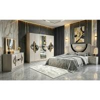China China Wholesale Cheap Turkish Bedroom Furniture Set Wooden Frame Luxury king Size Bed Double Full Modern Luxury Bedroom Sets for sale
