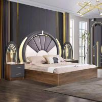 China Turkish Style Bedroom Sets Luxury king Size Bed Home Master Room Wooden Frame Contemporary Complete Modern Bedroom Furniture Set for sale