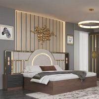 China Cheap Wholesale Modern Bedroom Furniture Set Complete king Size Bed Room Suite Wooden Frame Home Luxury Turkish Bedroom Sets for sale
