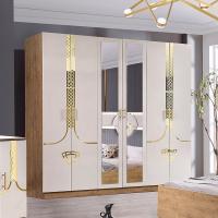 China Ensemble Lit Armoire Et Coiffeuse Turkish Furniture Bedroom Sets Luxury king Size Bed Room Wooden Modern Bedroom Furniture Set for sale