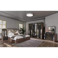 China Wholesale Turkish Modern Bedroom Furniture Set Complete 5 Pieces king Size Bed Room Wooden Frame Home Furniture Bedroom Sets for sale