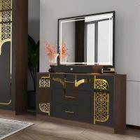 China Wholesale Turkish Modern Bedroom Furniture Set Complete 5 Pieces king Size Bed Room Wooden Frame Home Furniture Bedroom Sets for sale