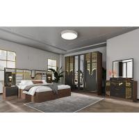 China Wholesale Turkish Modern Bedroom Furniture Set Complete 5 Pieces king Size Bed Room Wooden Frame Home Furniture Bedroom Sets for sale