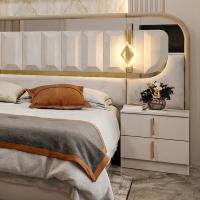 China High Gloss Royal Luxury Complete Bedroom Sets king Size Bed Room 5 Pieces Wooden Frame Turkish Modern Bedroom Furniture Set for sale