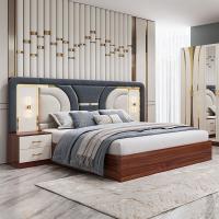 China Cheap Wholesale Turkish Bedroom Furniture Set Wooden Frame king Size Bed Room Suite Home Master Room Luxury Modern Bedroom Sets for sale