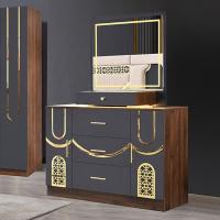 China 2026 Turkey Style Luxury Bedroom Set king Size Bed Suite Master Room Wooden Frame Cheap Wholesale Modern Bedroom Furniture Set for sale