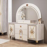 China King Size Modern Bedroom Furniture Set Luxury Lighted Headboard Double Bed Set Wooden Frame Full Turkish Home Master Bedroom Set for sale