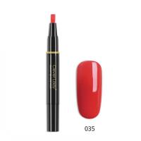 China Custom Logo UV Gel Nail Polish Pen , One Step Nail Polish Pen for sale