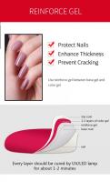 China Private Label 24 Colors Soak Off 8ml Base Coat Uv Gel Nail Polish for sale