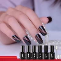 China 0.27oz Black Owned Non Toxic Nail Polish , Gel Nail Polish Soak Off UV Led for sale