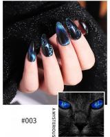 China Beauty Salon Non Toxic Nail Polish , 6 Colors 9D Cateye Gel Nail Polish for sale