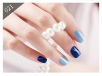 China 24 Colors Non Toxic Nail Polish , Eco Friendly Magnetic Cat Eye Gel Polish for sale