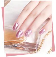 China Rose Gold Acrylic Cat Eyes Non Toxic Quick Dry Nail Polish for sale