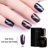 China Resin Non Toxic UV Gel Nail Polish , Magnetic Cat Eye Nail Polish for sale