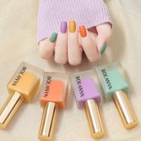 China 18 Colors Non Toxic Water Based Nail Polish , 0.4oz Matt Gel Nail Polish for sale