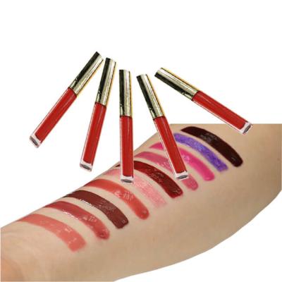 China ODM Herbal 8ml Shimmer Lip Gloss , Waterproof Glaze Lip Gloss for sale