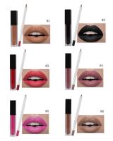 China MSDS 8ml 2 In 1 Matte Lip Liner And Lip Gloss Set for sale