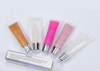 China 5 Colors Shimmer Lip Gloss , MSDS Transparent Glitter Lip Gloss for sale