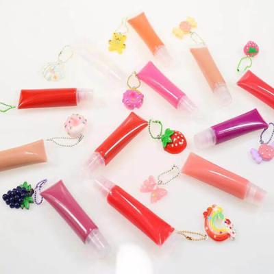 China 12 Colors Private Label Lip Gloss , Nature Clear Glitter Lip Gloss for sale