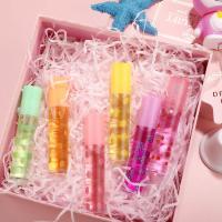 China 6 Colors MSDS Plumping Clear OEM Fruit Lip Gloss for sale