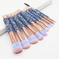 China ISO9001 Rhinestone Handle Synthetic Makeup Brushes Set for sale