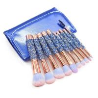 China ISO9001 Rhinestone Handle Synthetic Makeup Brushes Set for sale