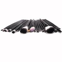 China Black Cosmetic Brush Kits , 10pcs Foundation And Brush Set for sale