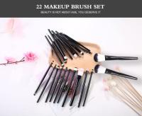 China Private Label 22pcs Soft Hair Makeup Brushes Full Kit for sale
