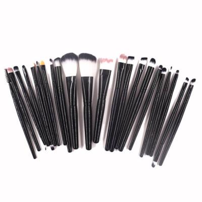 China Black Synthetic Makeup Brushes Set , 22 Pieces Makeup Brush Set Foundation for sale
