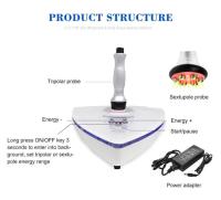 China 2 In 1 Mini RF Skin Beauty Device , 50Hz Mini RF Face And Body Beauty Device for sale