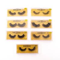 China Custom Box Private Label Handmade 25mm 3D Mink Eyelashes for sale