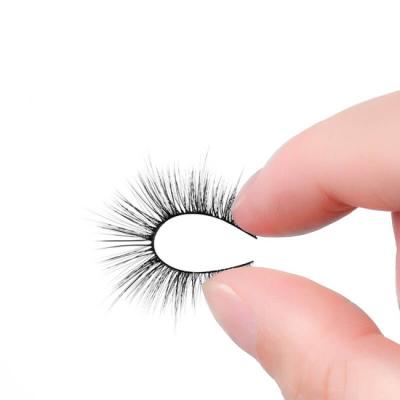 China 0.25mm 100%  Faux Mink Eyelashes , 3D Mink Magnetic Eyelashes for sale