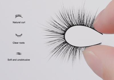 China Romantic Full Strip Makeup 25mm Mink Eyelashes for sale