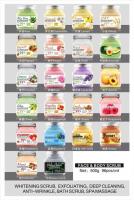 China Fruit Dead Skin Exfoliating Whitening Body Scrub Set for sale