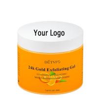 China 24K Gold Deep Cleanning Organic Exfoliating Face Scrub for sale