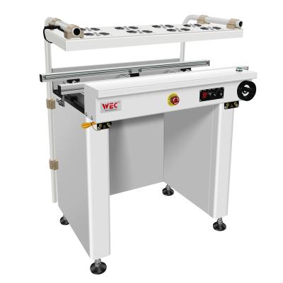 China WEC 1.0m PCB SMT Inspection Conveyor With Cooling Fans for sale