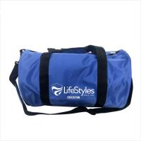 China Round Shape Nylon Travel Duffle Bag With Strap Sports Items for sale