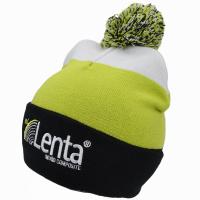 China Promotional Soft Warm Embroidery Knitted Pom Pom Beanie Custom Made for sale