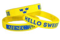 China Sports Custom Made Eco Friendly Printed Silicone Wristbands Promotional for sale