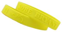 China Promotional Embossed Silicone Wristbands Soft Style Thickness 2mm for sale